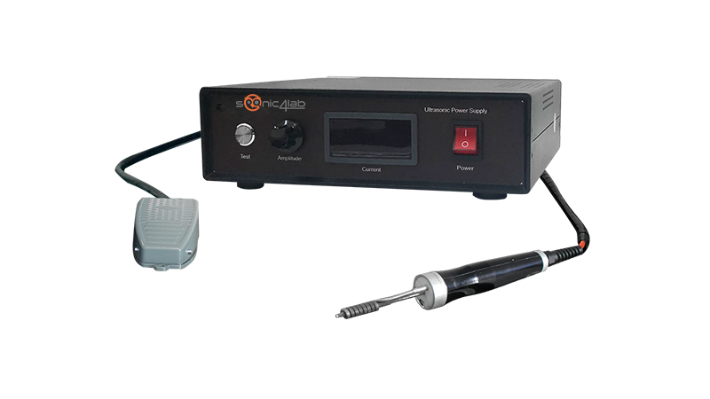 Electronic product packaging with ultrasonic soldering iron – Sonic4Lab
